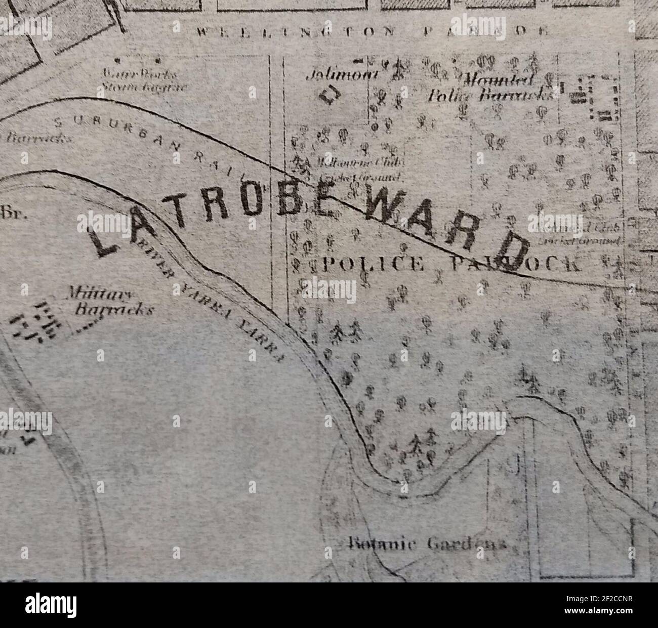 Police Paddock East Melbourne Stock Photo - Alamy