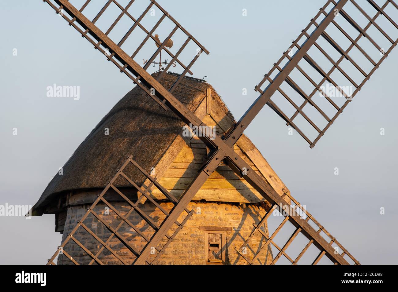 View of Stembridge Mill in High Ham in Somerset.The last remaining ...