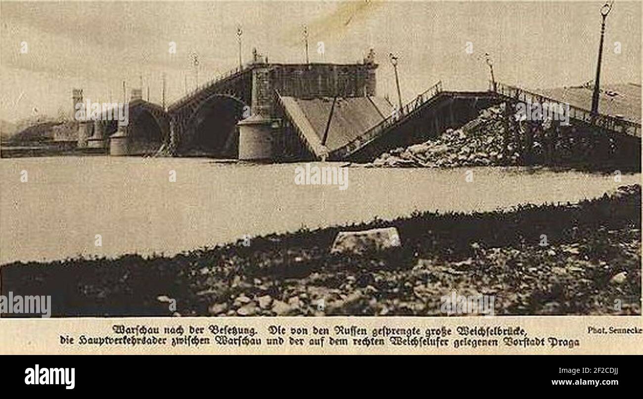 Poniatowski bridge hi-res stock photography and images - Alamy