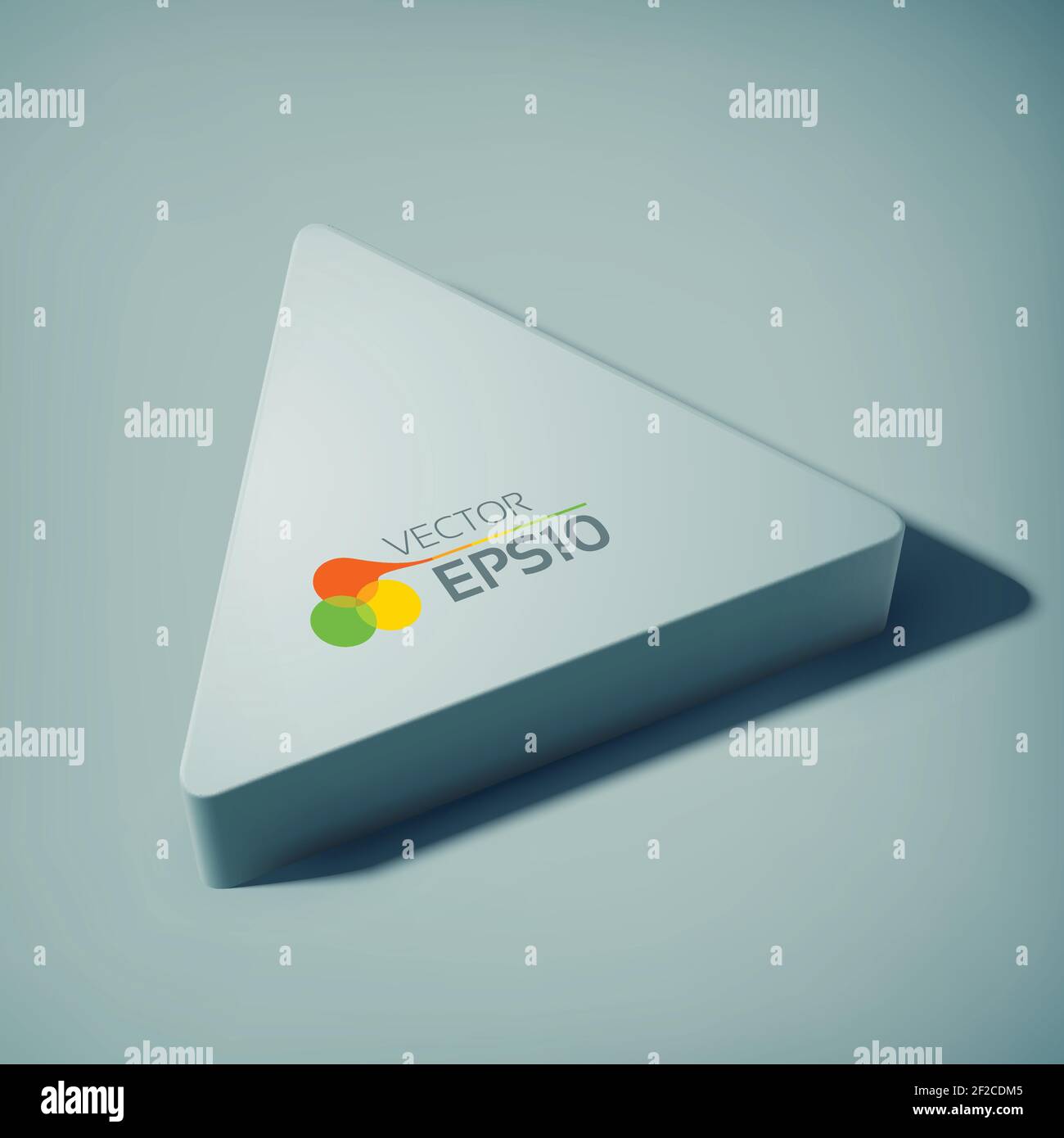 Abstract web design concept with 3d triangle in perspective style on ...