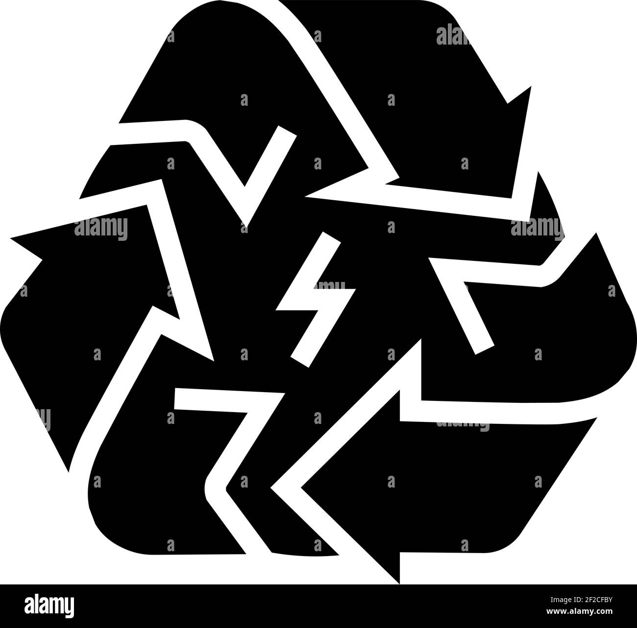 recycling energy saving logo glyph icon vector illustration Stock ...