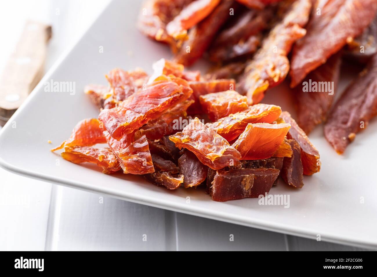Dried chicken meat hi-res stock photography and images - Alamy