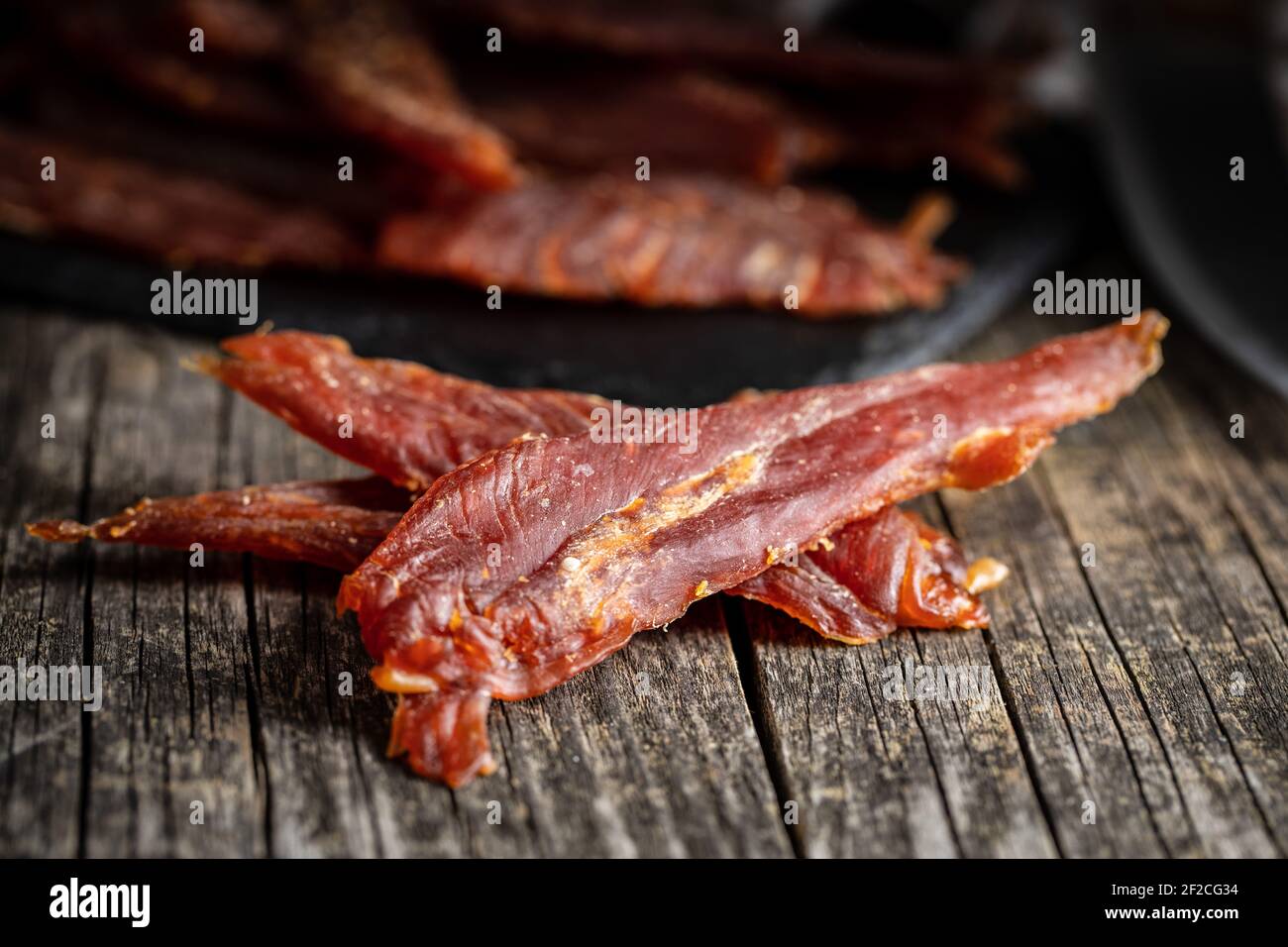 Dried salt meat hi-res stock photography and images - Alamy