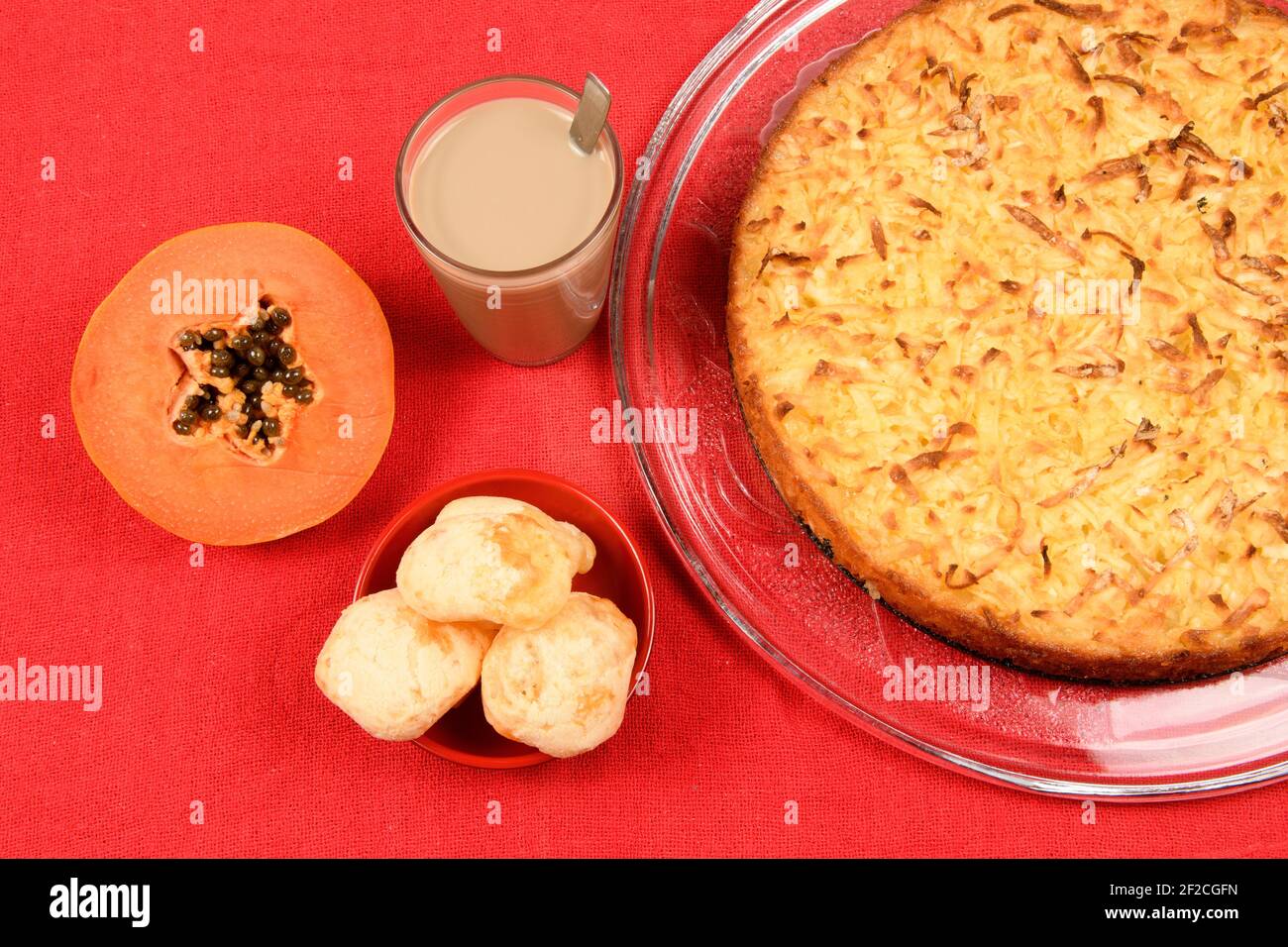 Brazilian Food Guide - Breakfast, with coffee with milk, cheese bread ...