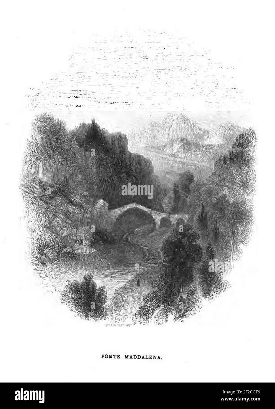 Ponte Maddalena Orrin Smith Stock Photo - Alamy