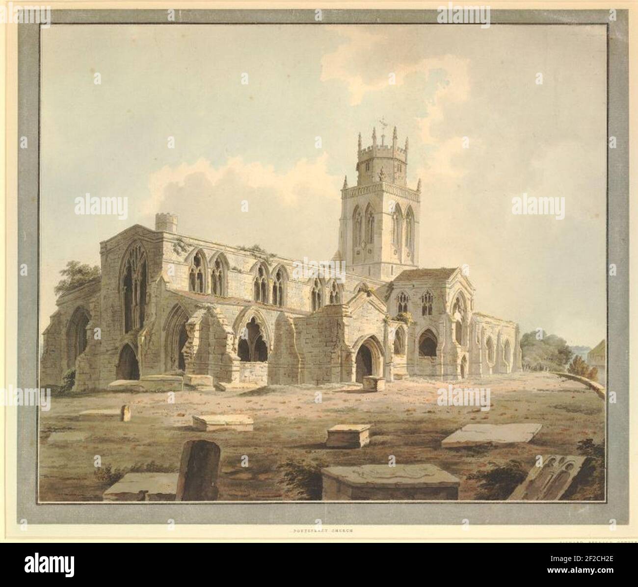 Pontefract Church by Richard Bernard Godfrey Stock Photo - Alamy