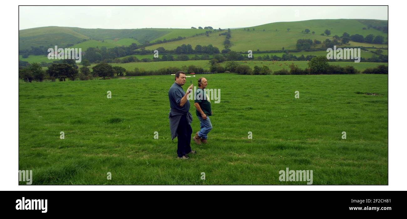 Farmer Phil Harding of Near Gatten Farm in Ratlinghope, Shropshire.pic ...