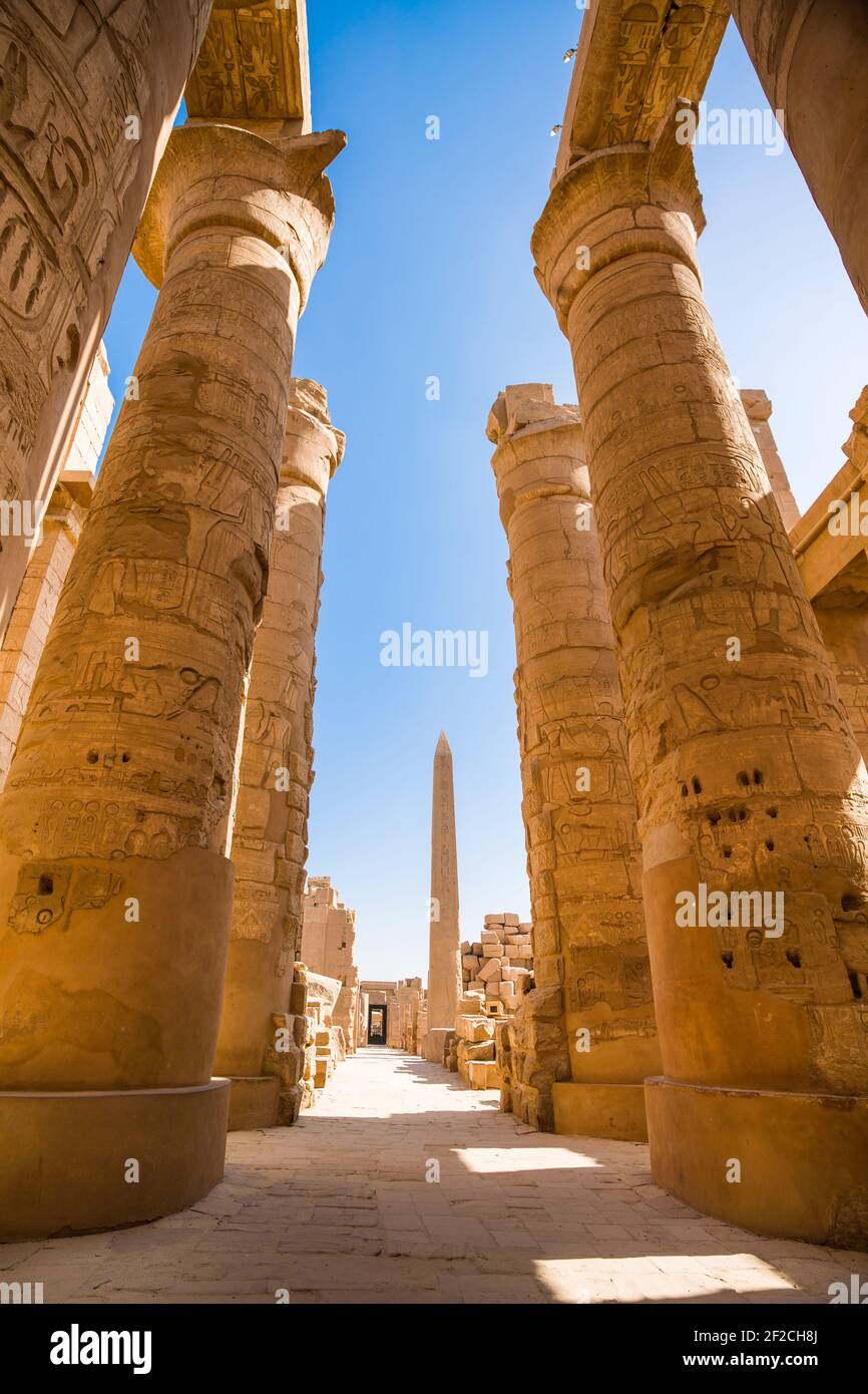 Ancient ruins great karnak hi-res stock photography and images - Alamy