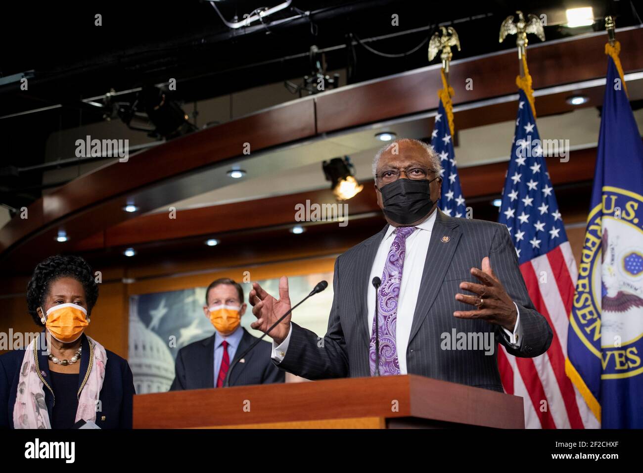United states house majority whip james clyburn democrat of sou hi-res ...