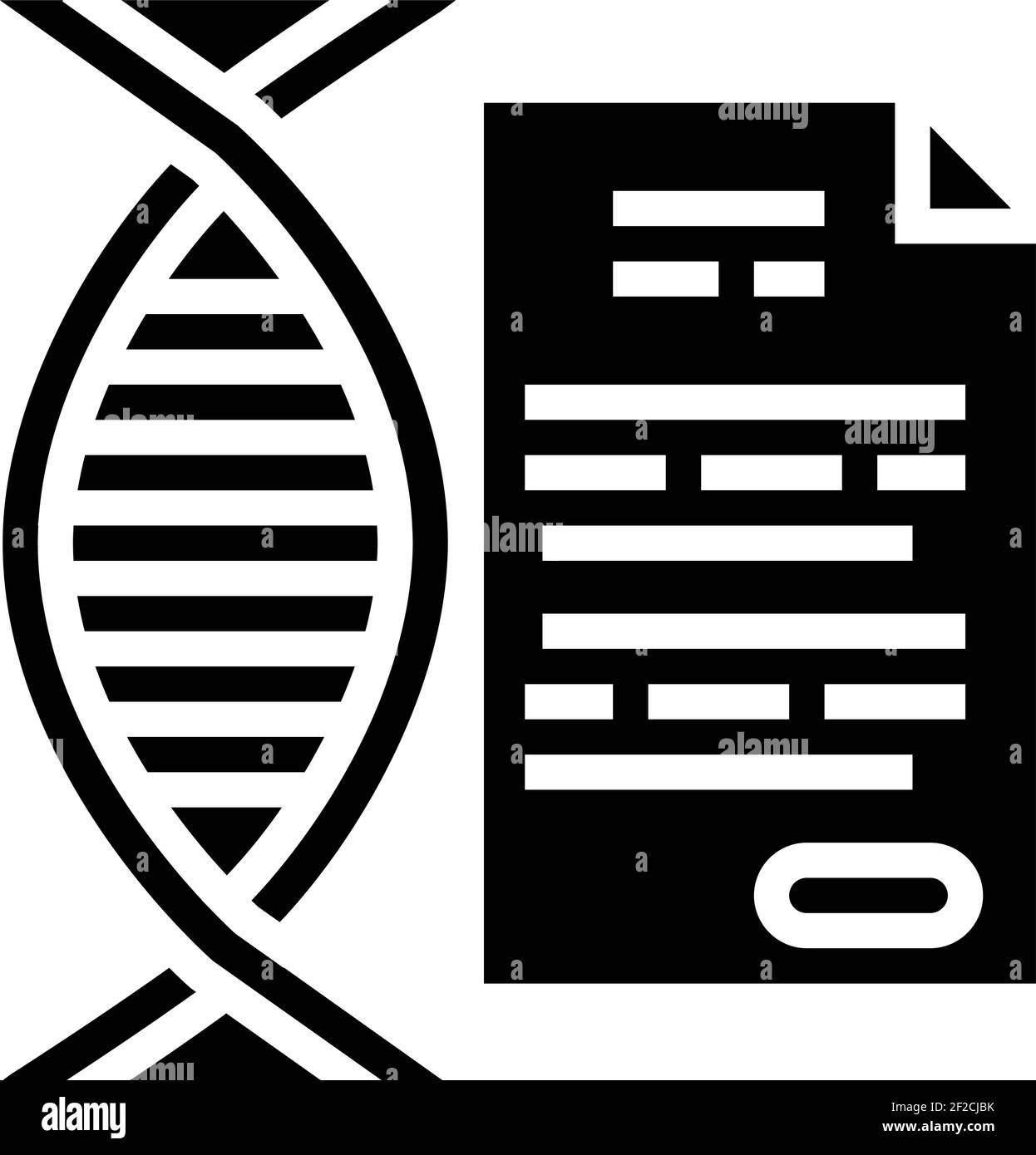 Molecule Genetic Documentation Glyph Icon Vector Illustration Stock Vector Image And Art Alamy