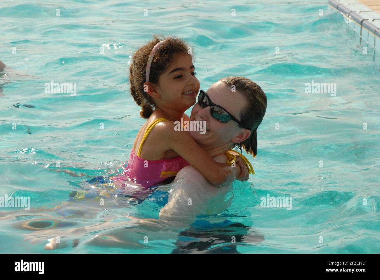 Pool Party for Iraqi Boy and Girl Scouts Stock Photo - Alamy