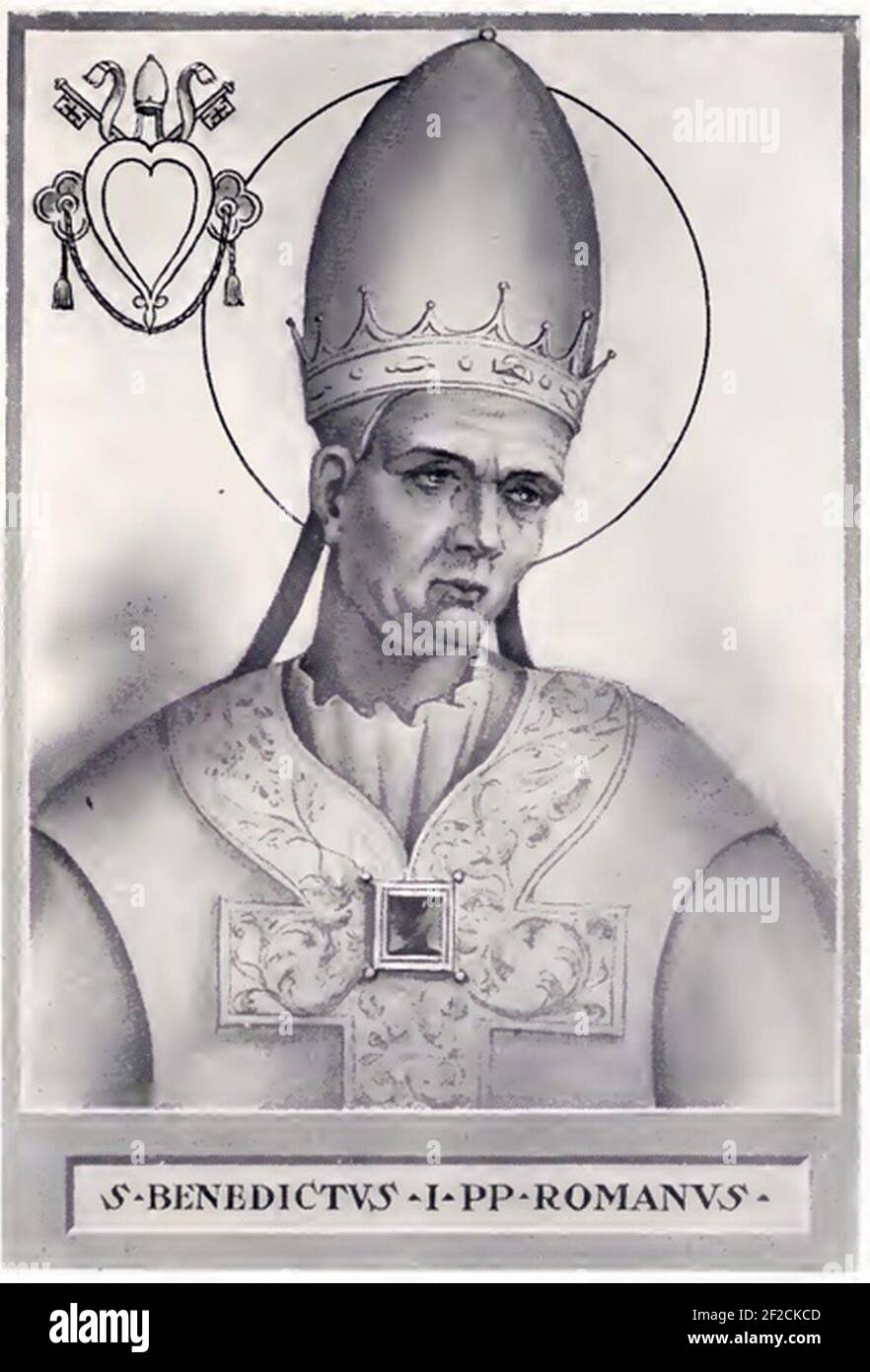 Pope Benedict I Stock Photo - Alamy