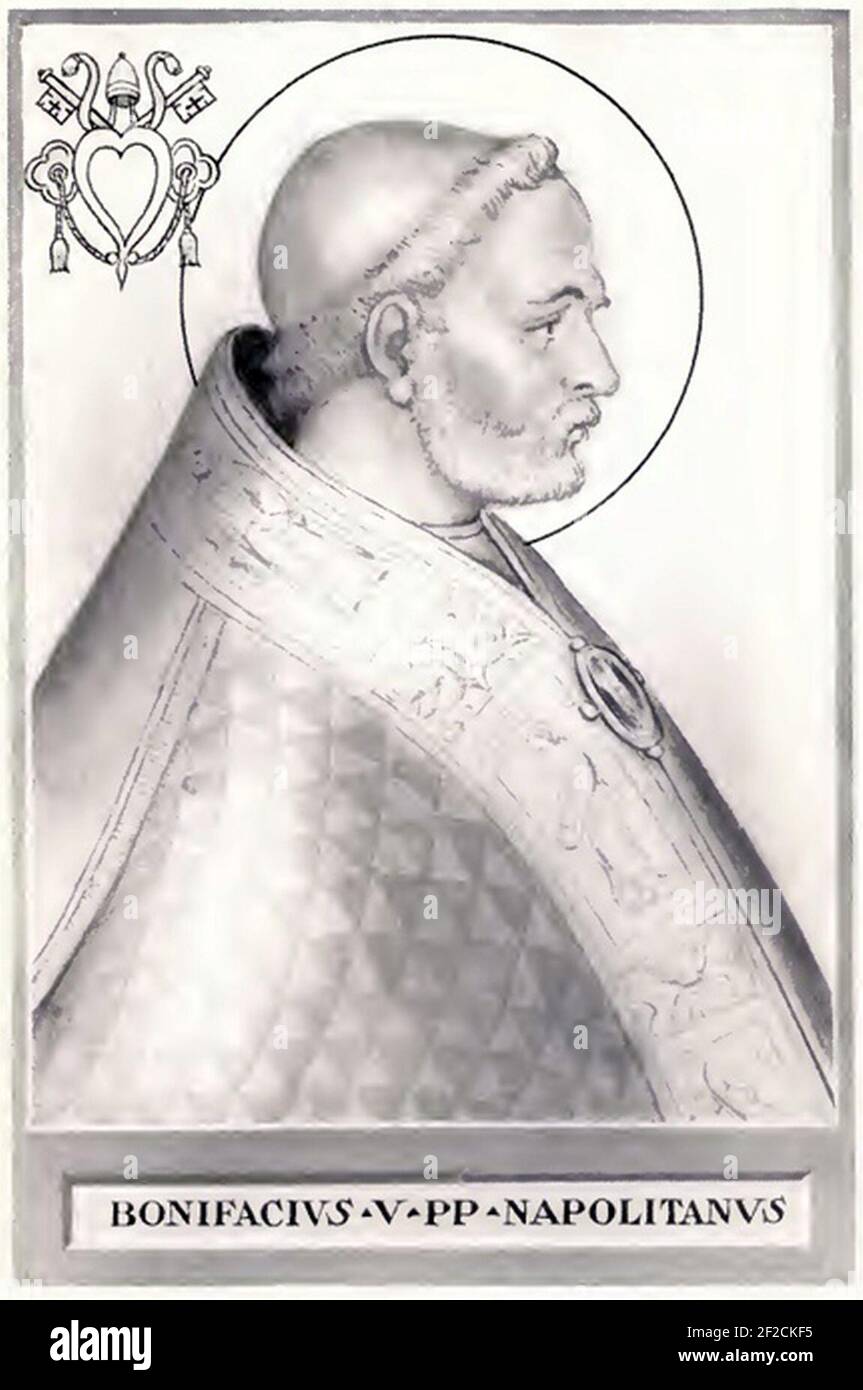 Pope Boniface V Stock Photo - Alamy