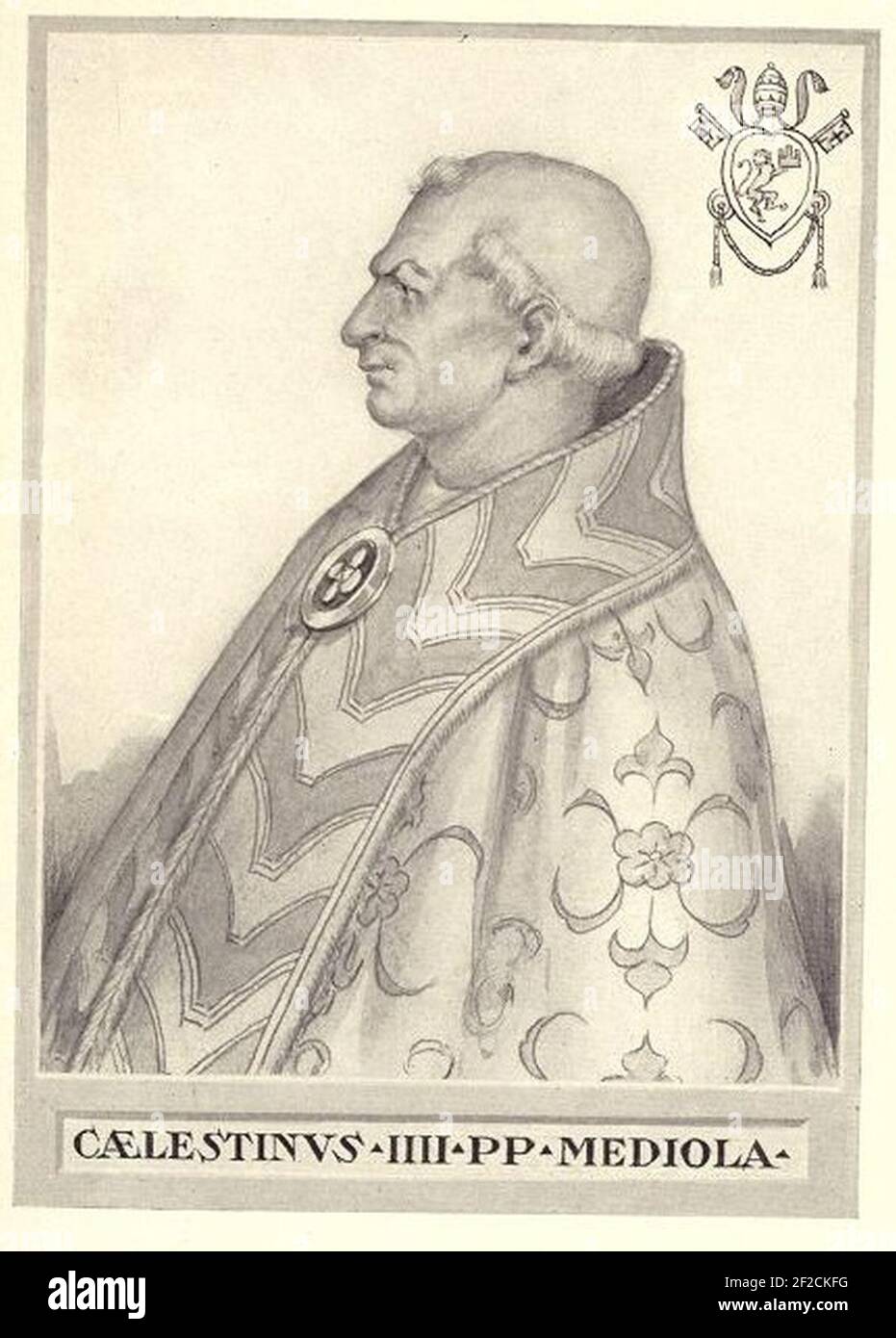 Pope celestine hi-res stock photography and images - Alamy