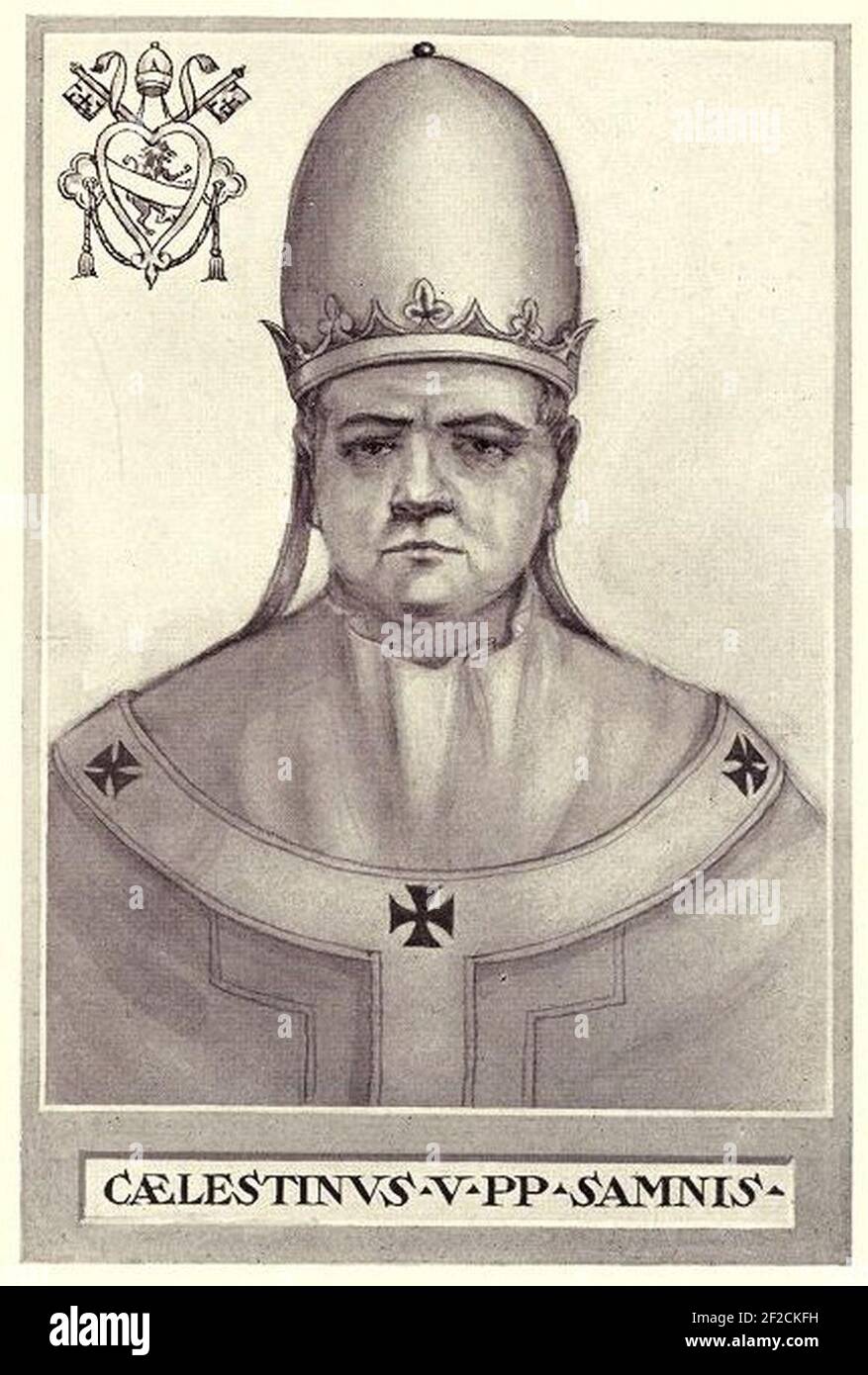 V pope celestine hi-res stock photography and images - Alamy