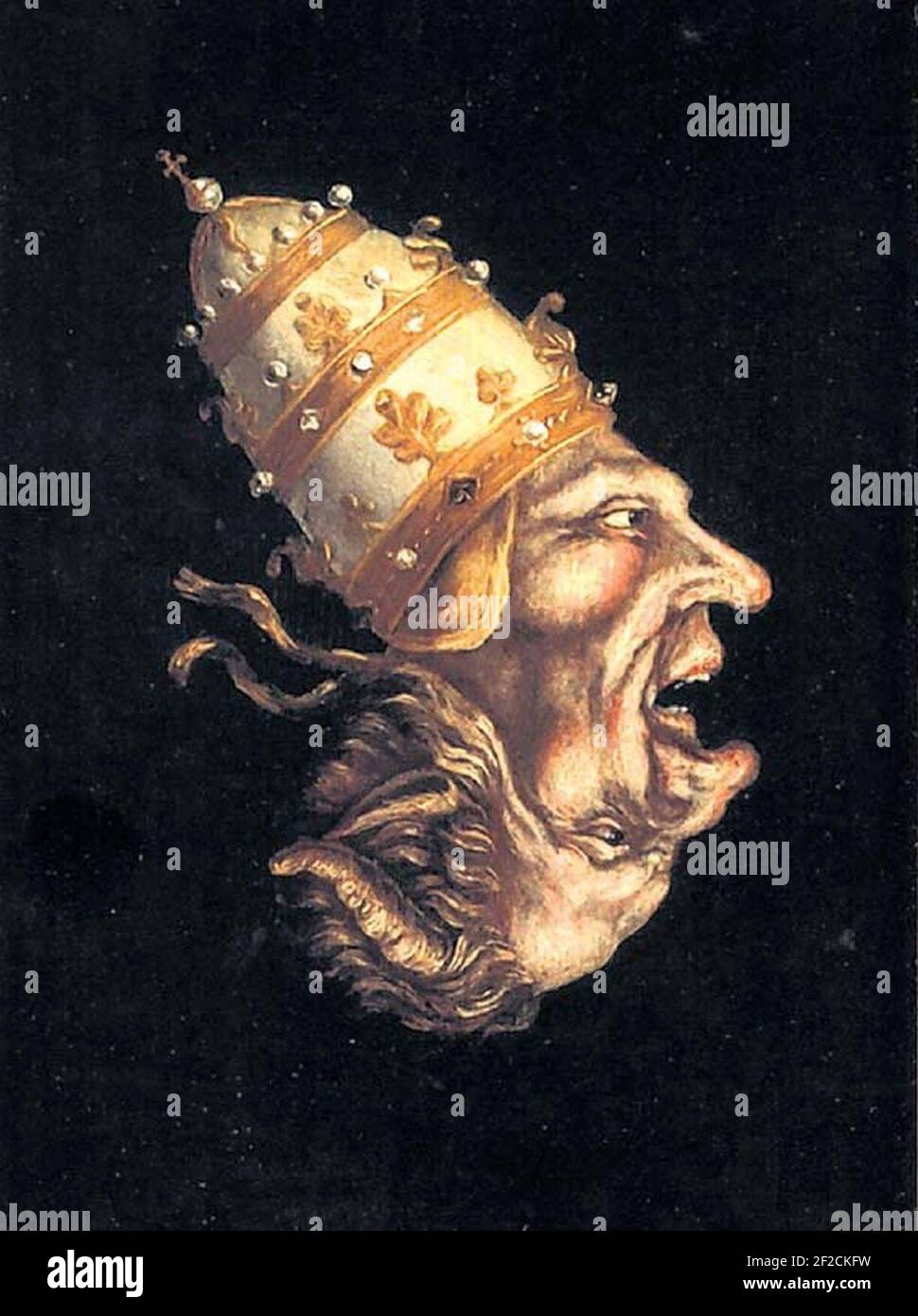 Pope cartoon hi-res stock photography and images - Alamy