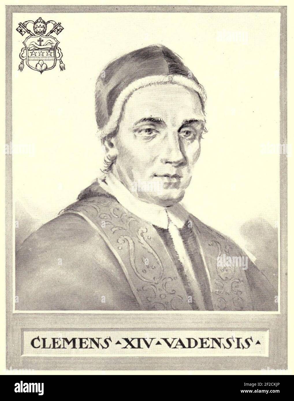 Pope Clement XIV Stock Photo - Alamy