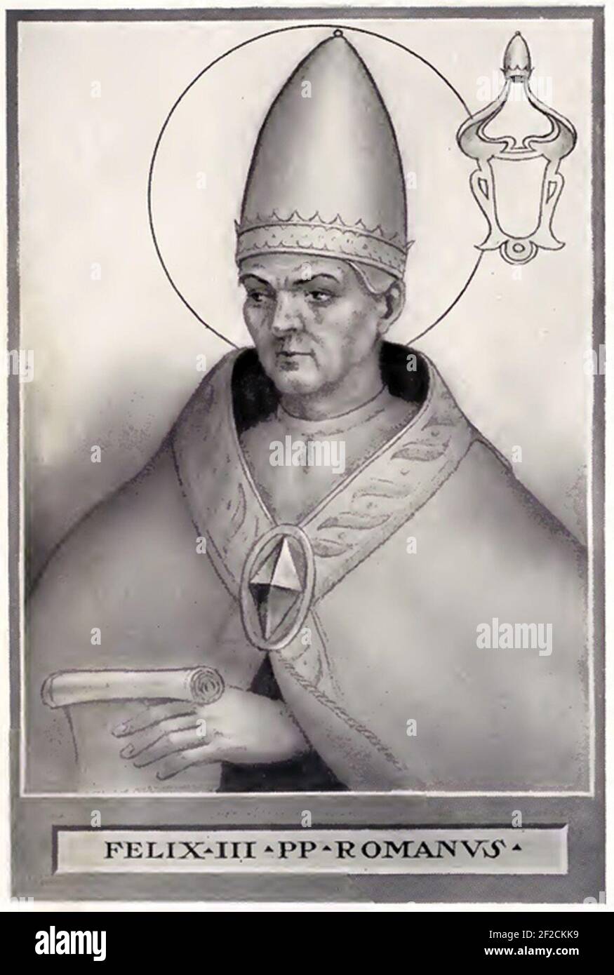 Pope felix iii hi-res stock photography and images - Alamy
