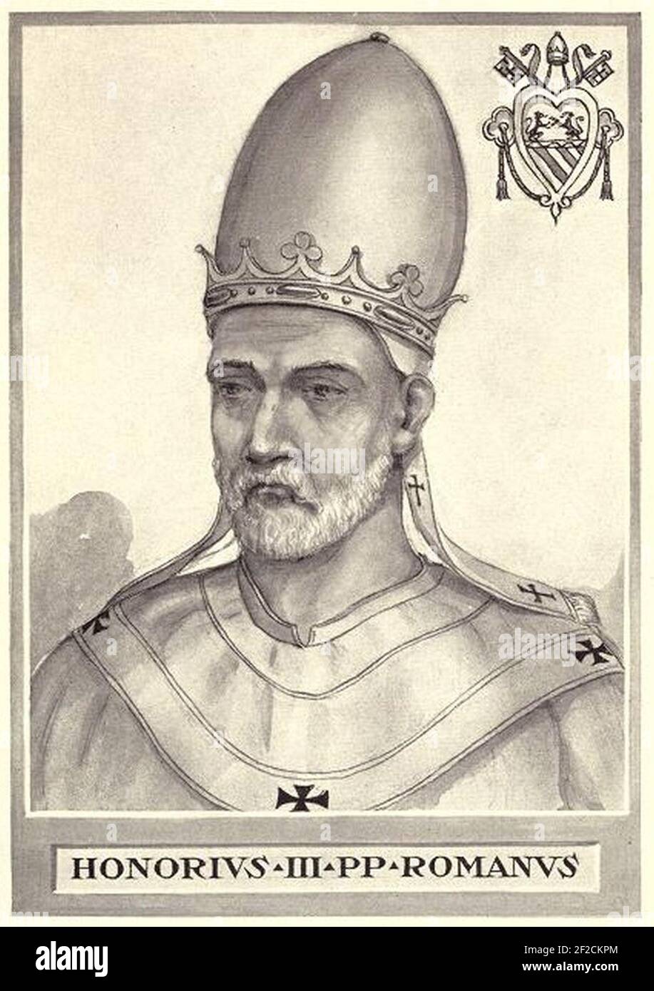 Pope Honorius III Stock Photo - Alamy