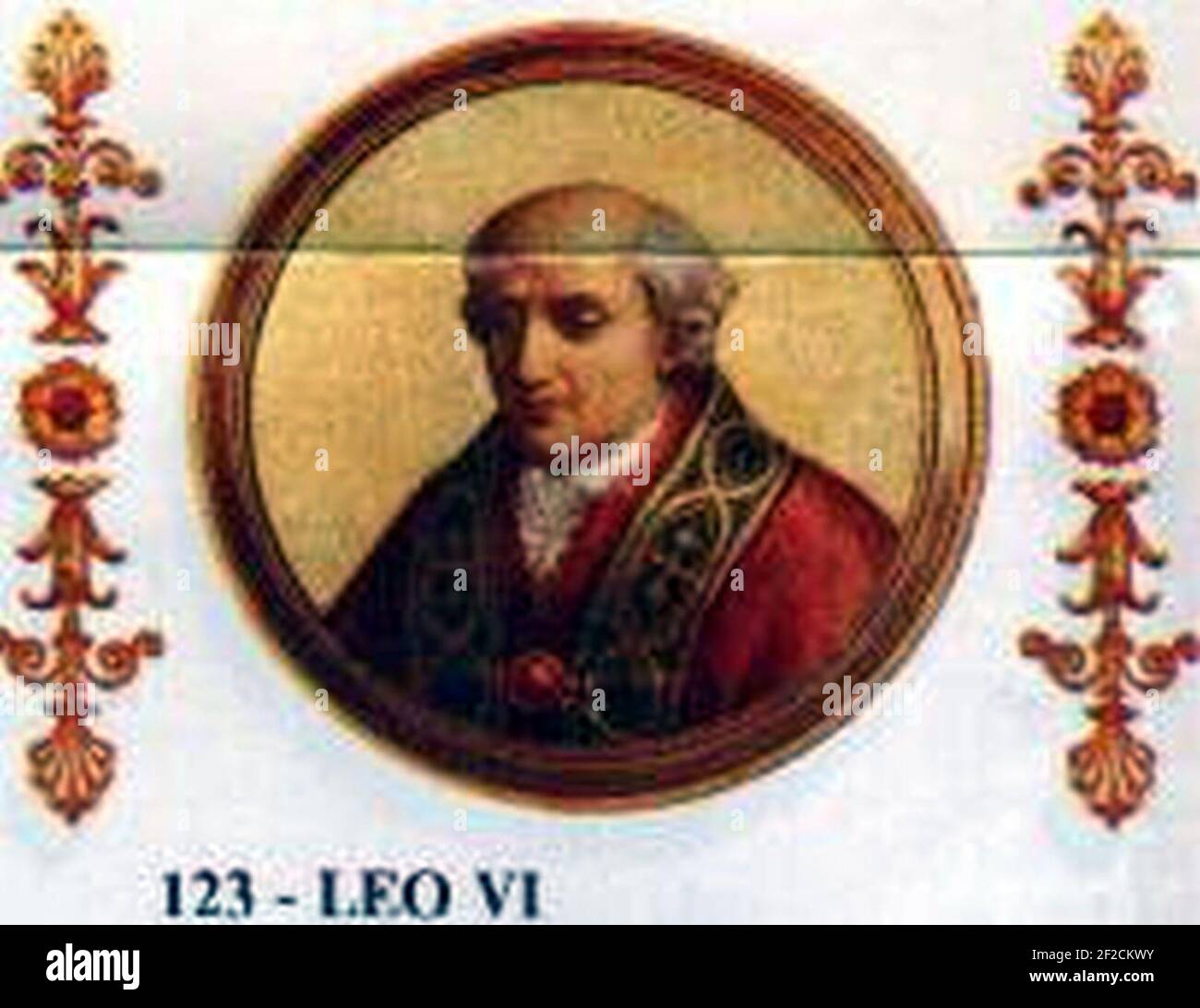 Pope Leo VI of Rome 928-929 Stock Photo - Alamy