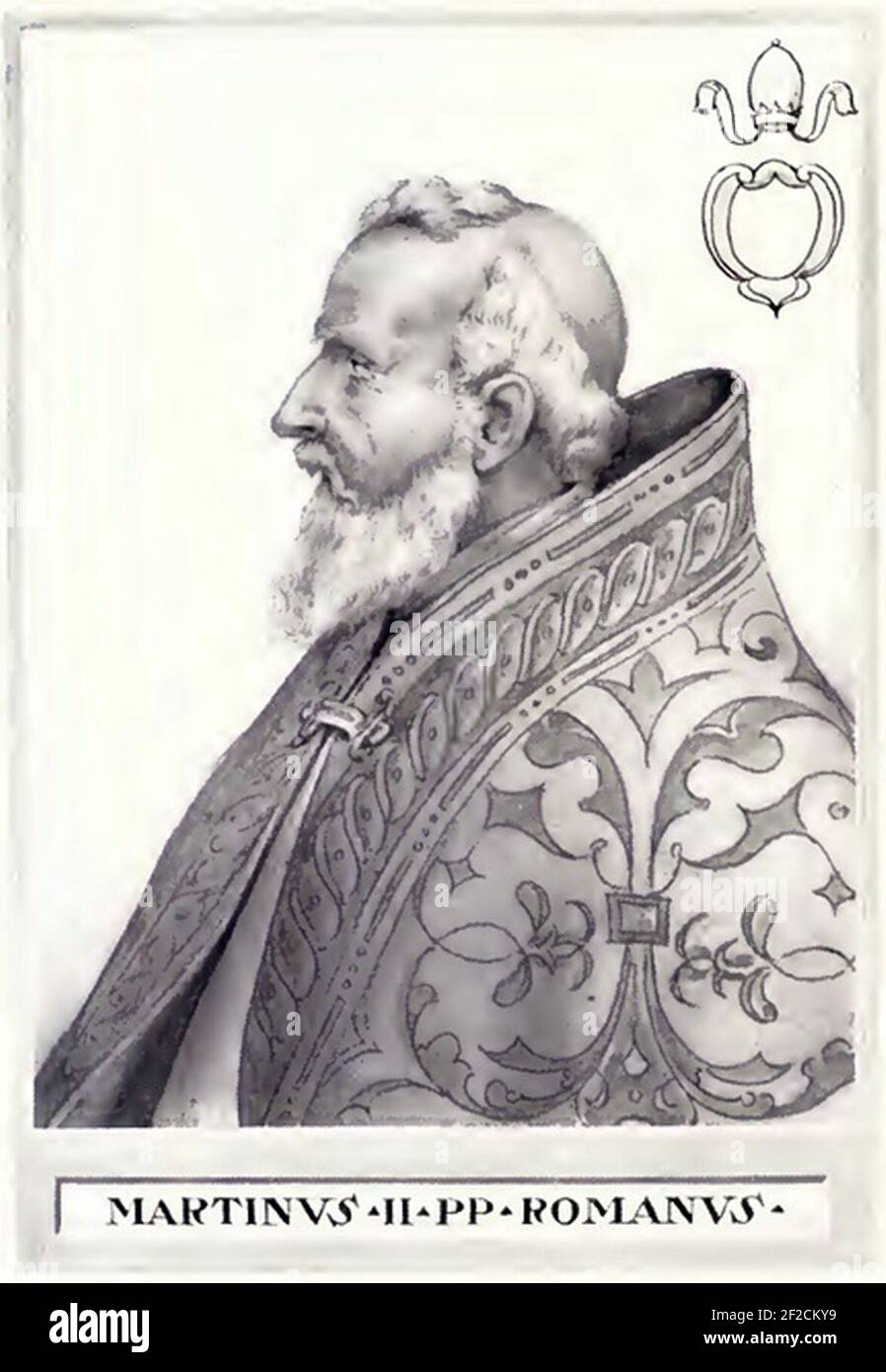 Pope Marinus I Stock Photo - Alamy