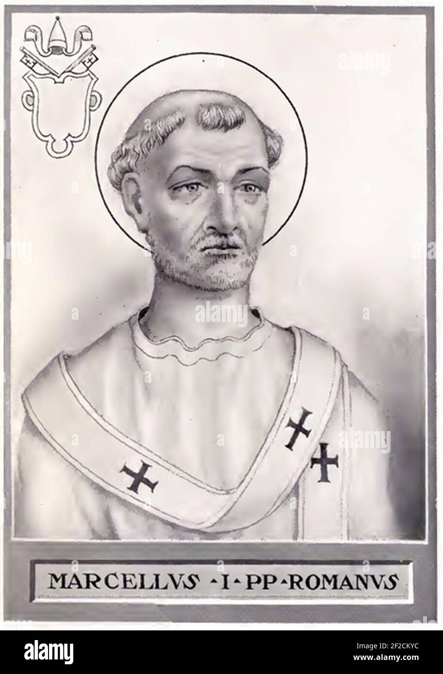 Pope Marcellus I Stock Photo - Alamy