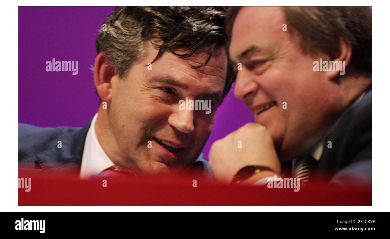 Gordon Brown at todays Labour party conf. in Bournmouthpic David ...