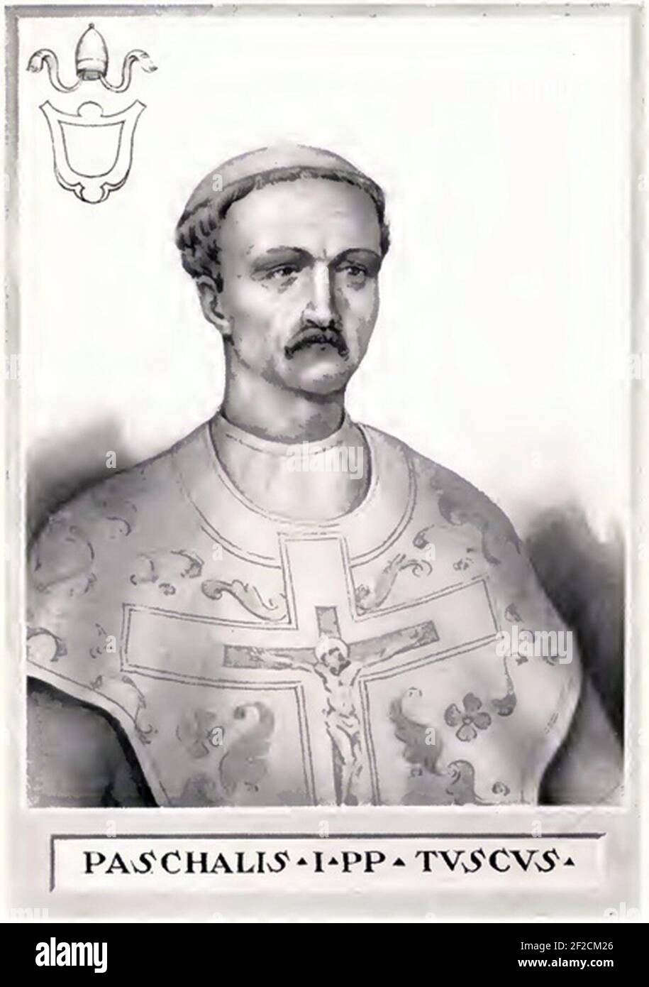Pope Paschal I Stock Photo - Alamy