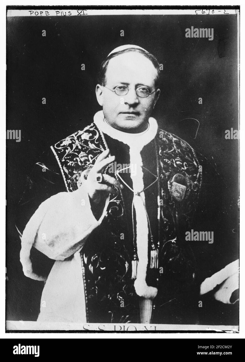 Pope Pius XI Stock Photo - Alamy