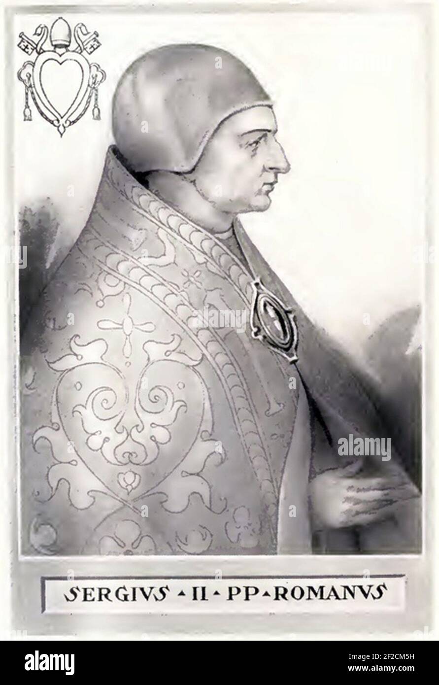 Pope sergius ii hi-res stock photography and images - Alamy