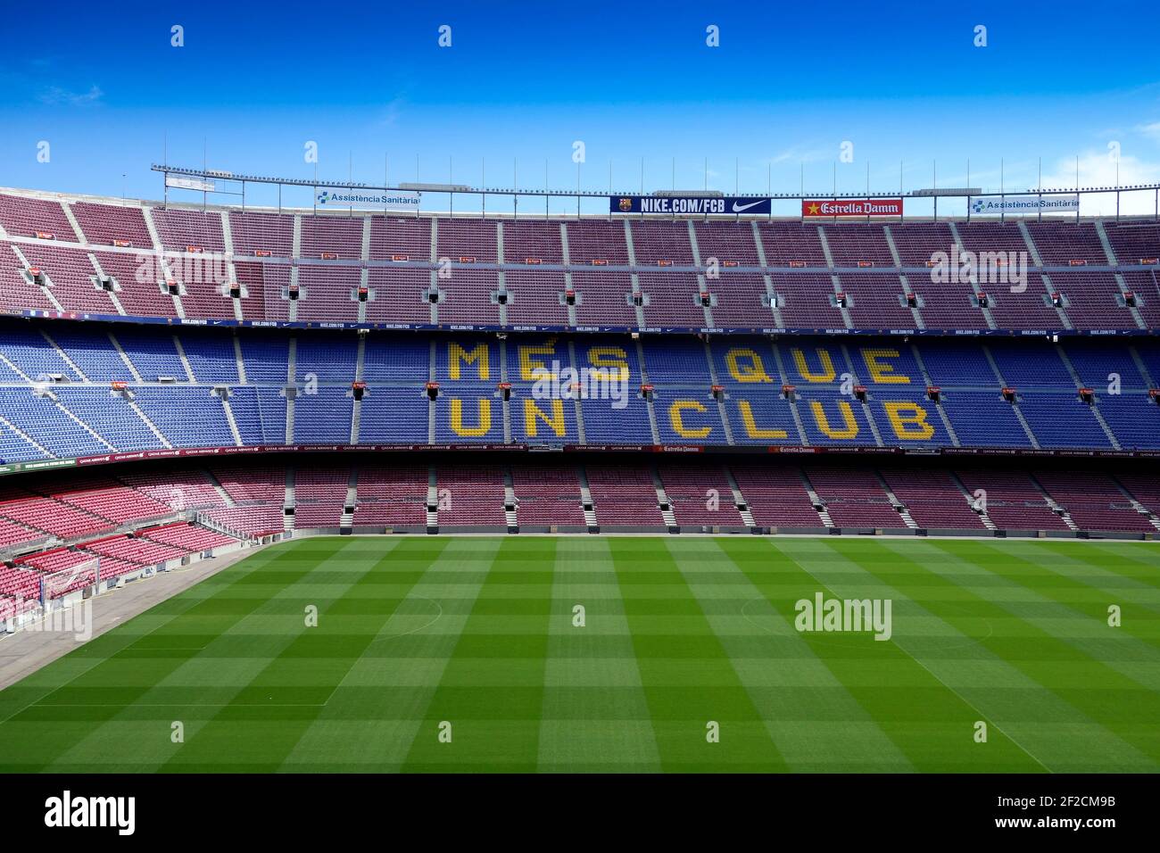 Barcelona football stadium empty hi-res stock photography and images ...