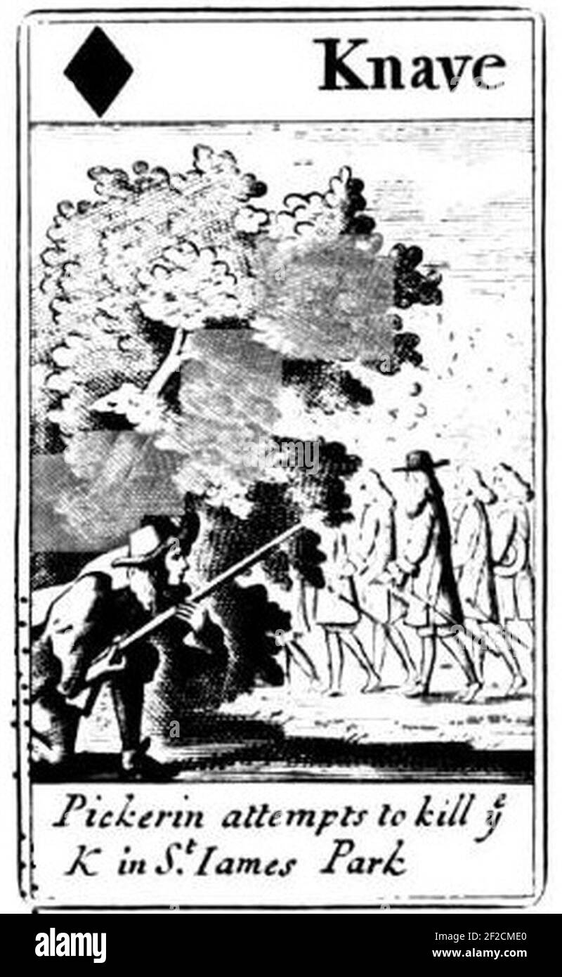 Popish Plot Playcard5 Stock Photo - Alamy