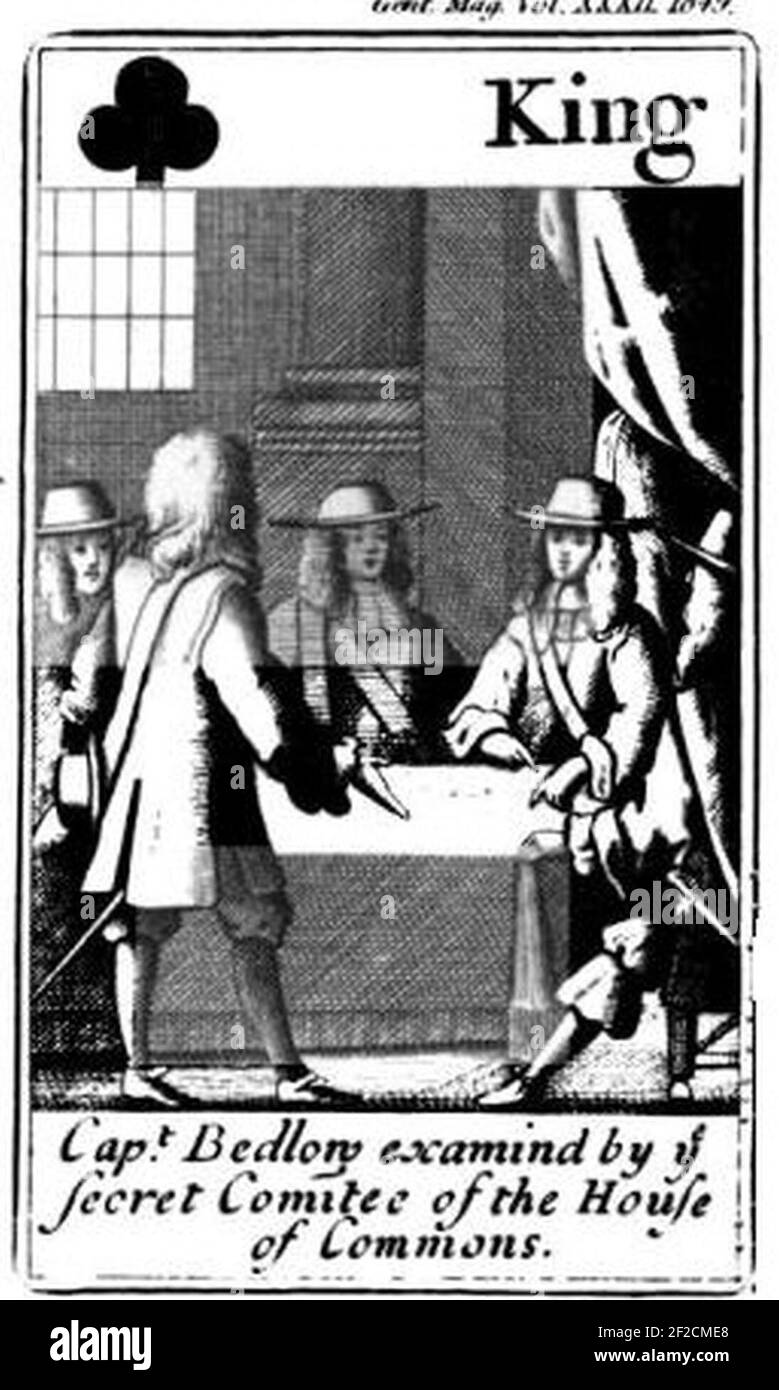 Popish Plot Playcard1 Stock Photo - Alamy