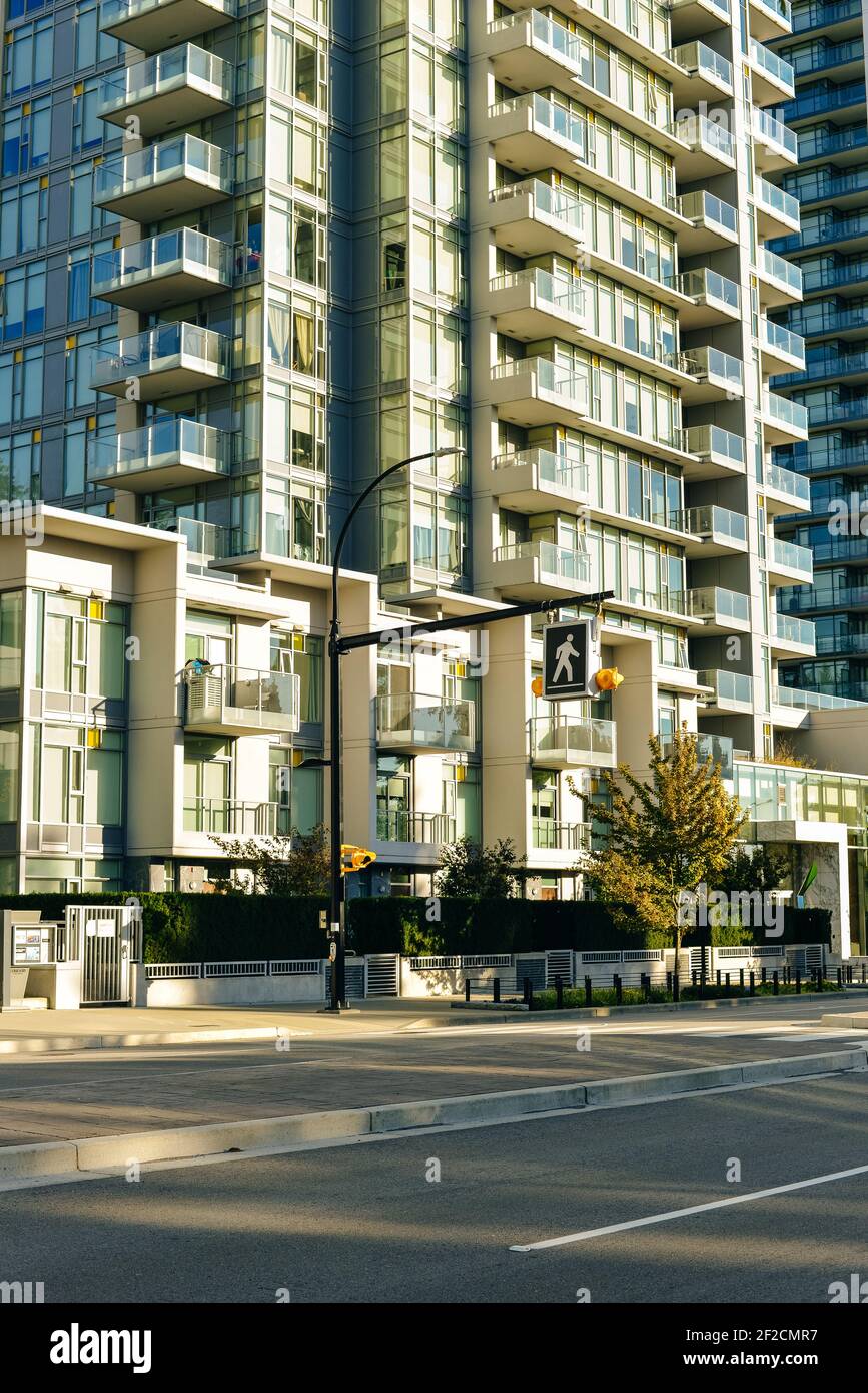 Vancouver, canada - december, 2019 high-rise buildings Stock Photo - Alamy