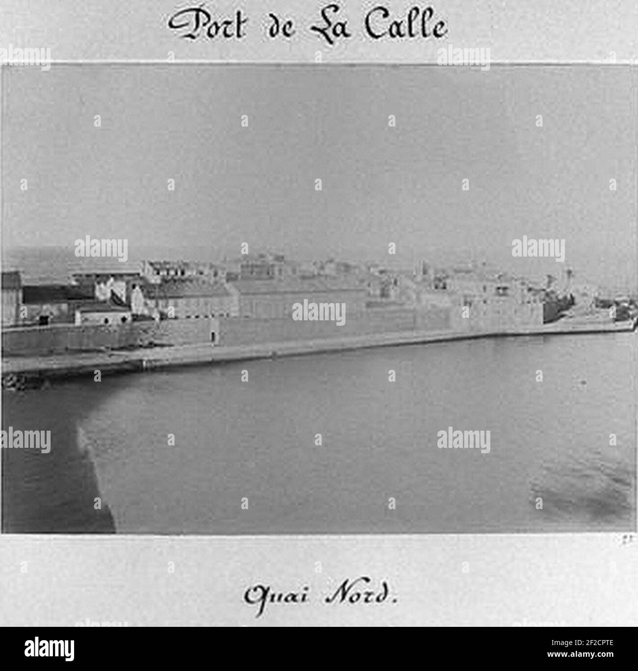 Port de la Calle. Quai Nord 1900 Stock Photo - Alamy