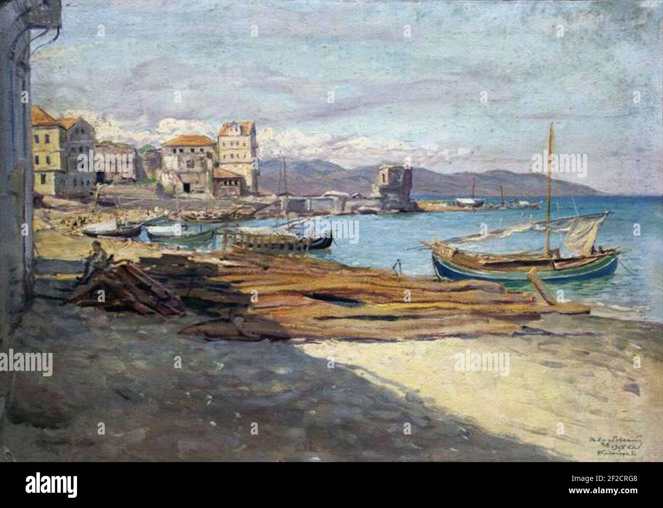 Port of Trabzon by Ivan Mikhailovich Grabovsky Stock Photo - Alamy