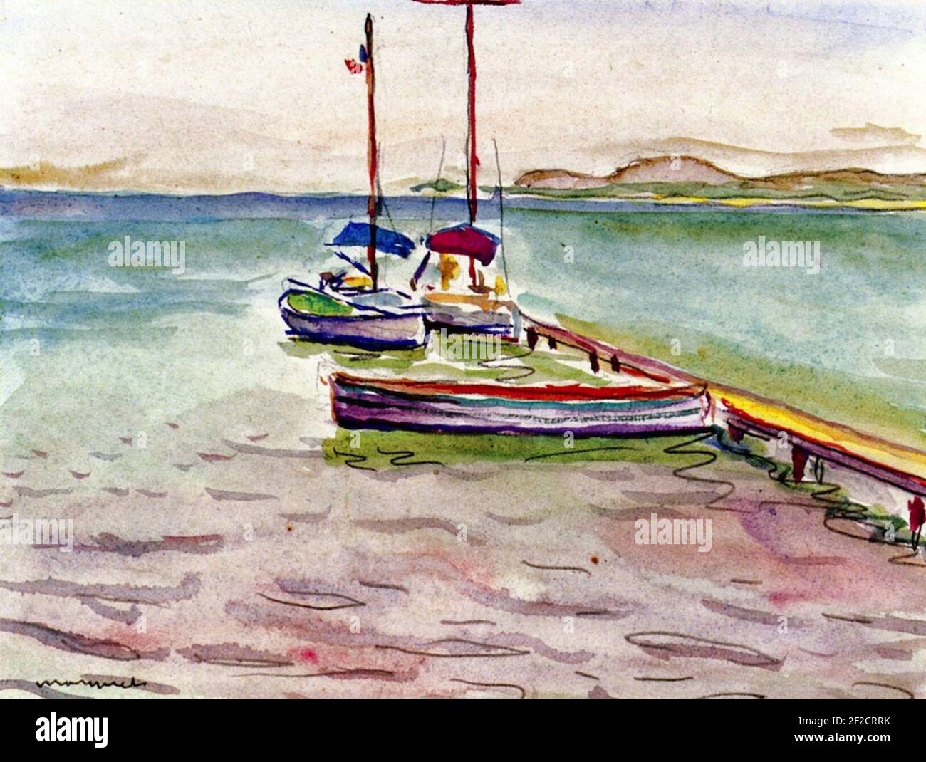 Port Scene Albert Marquet (1939 Stock Photo - Alamy