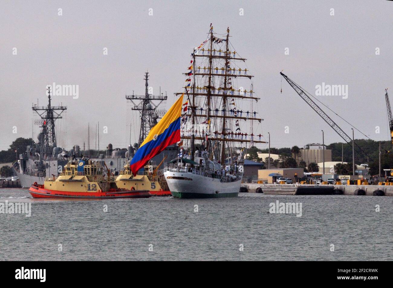 Port visit 120510 Stock Photo - Alamy