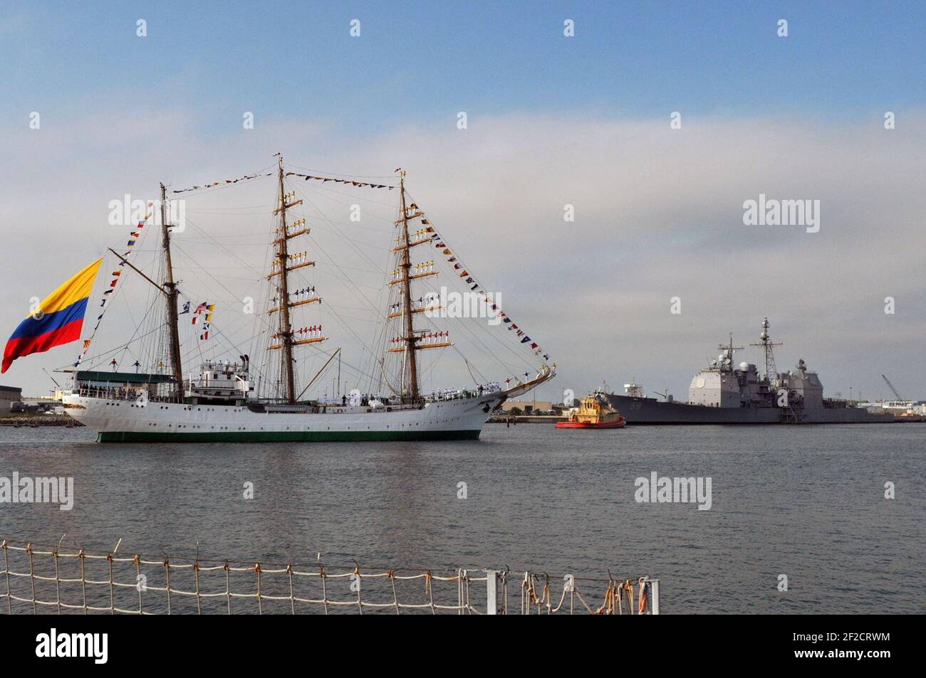 Port visit 120510 Stock Photo - Alamy