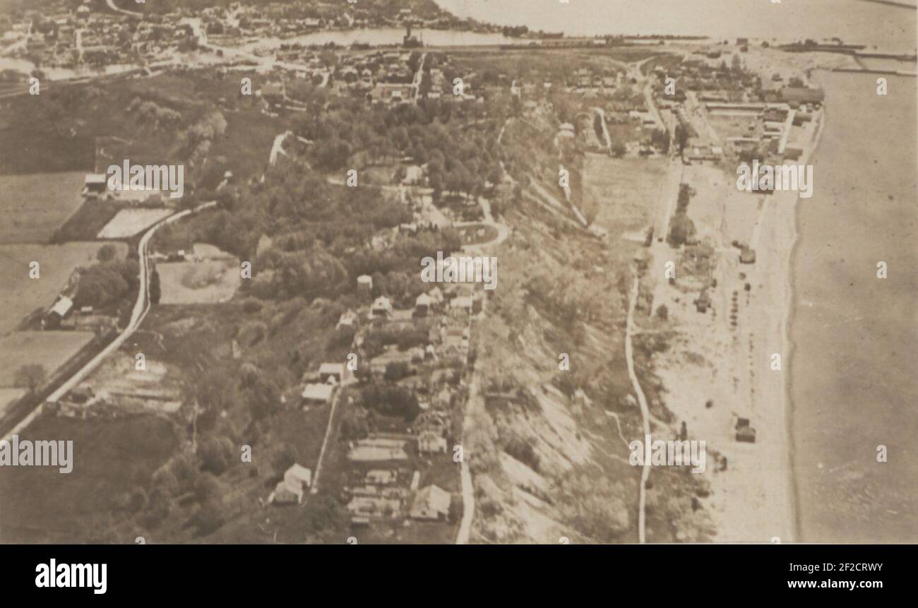 Port Stanley Ontario from the Air (HS85-10-37547 Stock Photo - Alamy