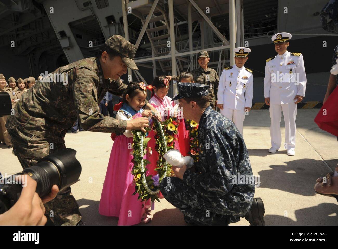 Port visit 130511 Stock Photo - Alamy