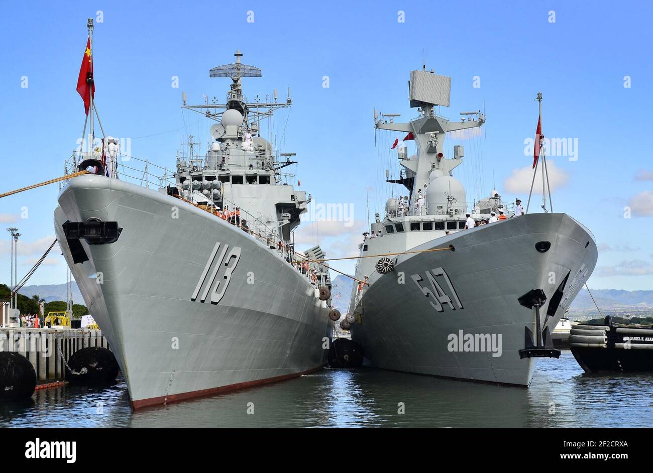 Port visit 130806 Stock Photo - Alamy