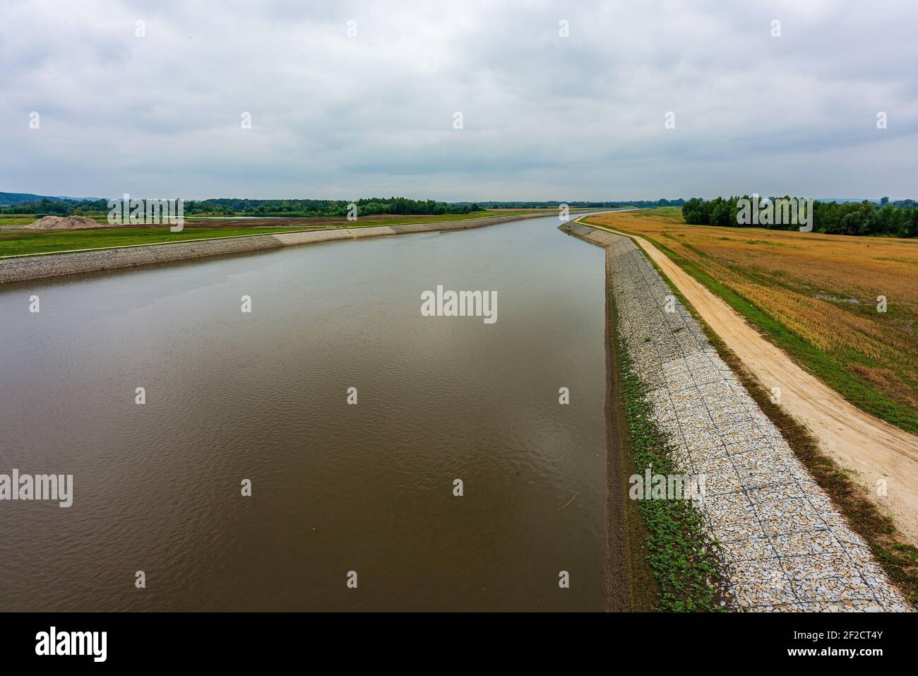 Dam on the Odra River in Racibórz, Poland Stock Photo - Alamy