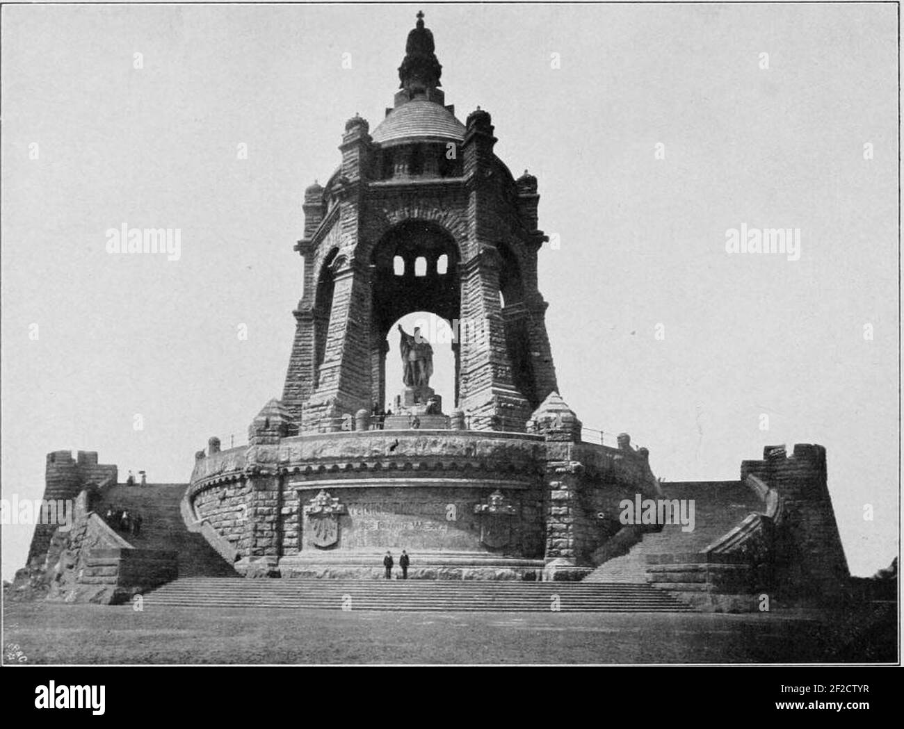 Porta Westfalica - Kaiser-Wilhelm-Denkmal Stock Photo - Alamy