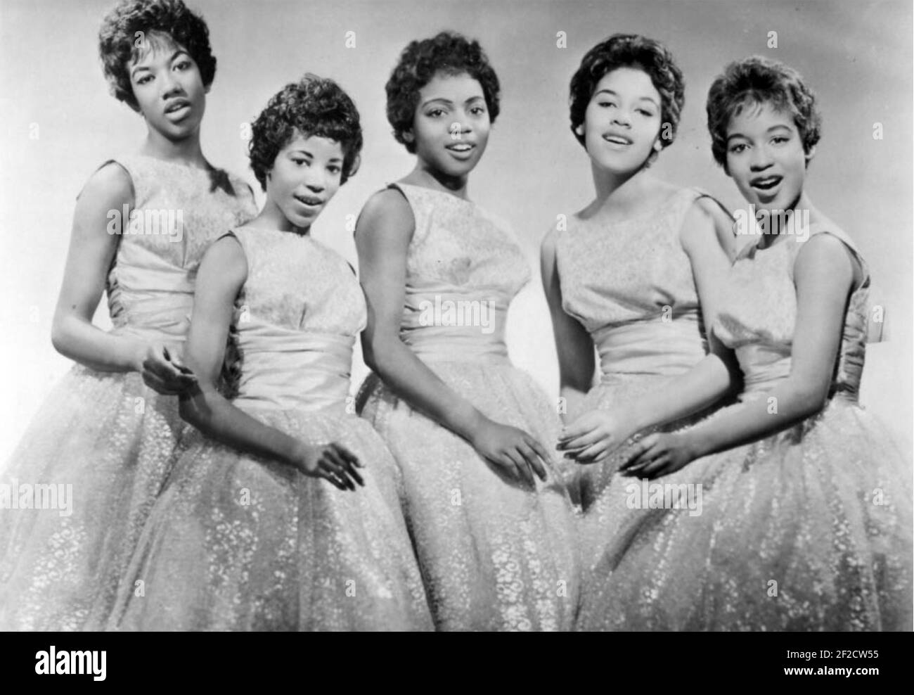 THE CHANTELS Promotional photo of American girl vocal group about 1960 ...