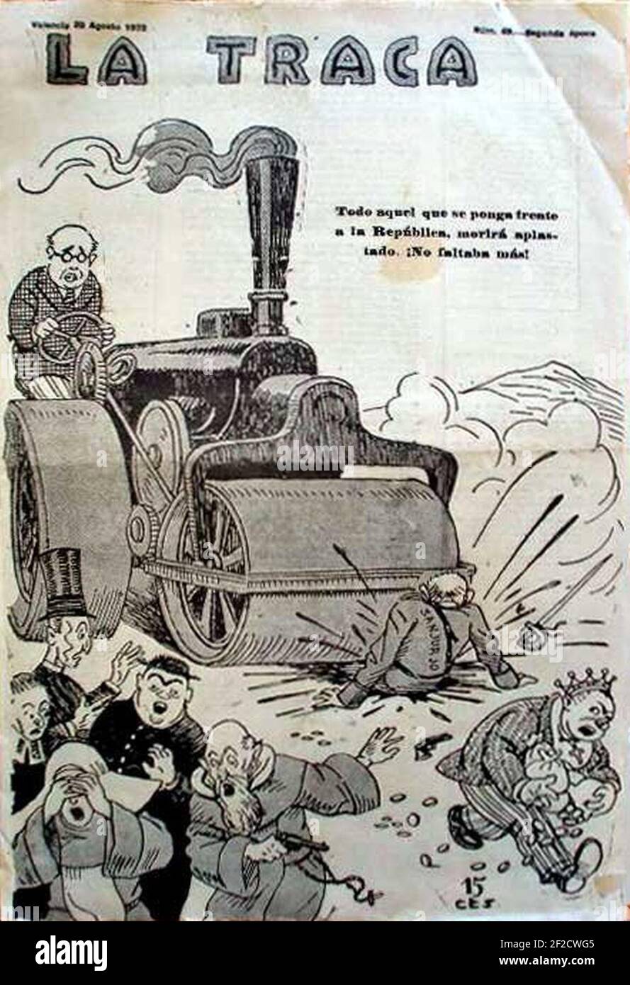 Portada La Traca - 20 d'abril de 1932 Stock Photo - Alamy