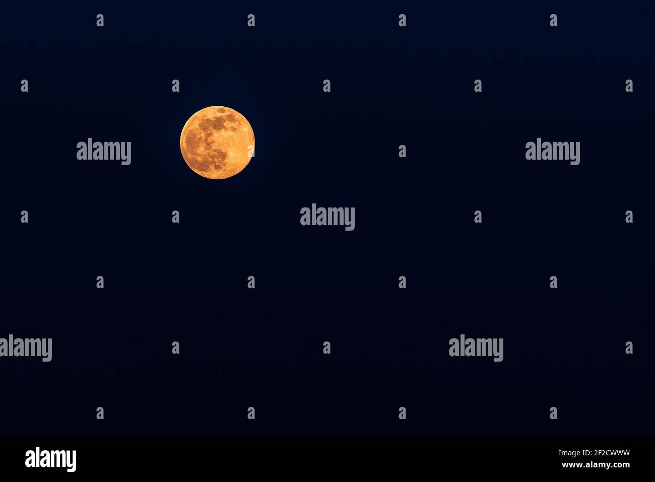 Super moon full moon on April 7th, 2020 Stock Photo - Alamy