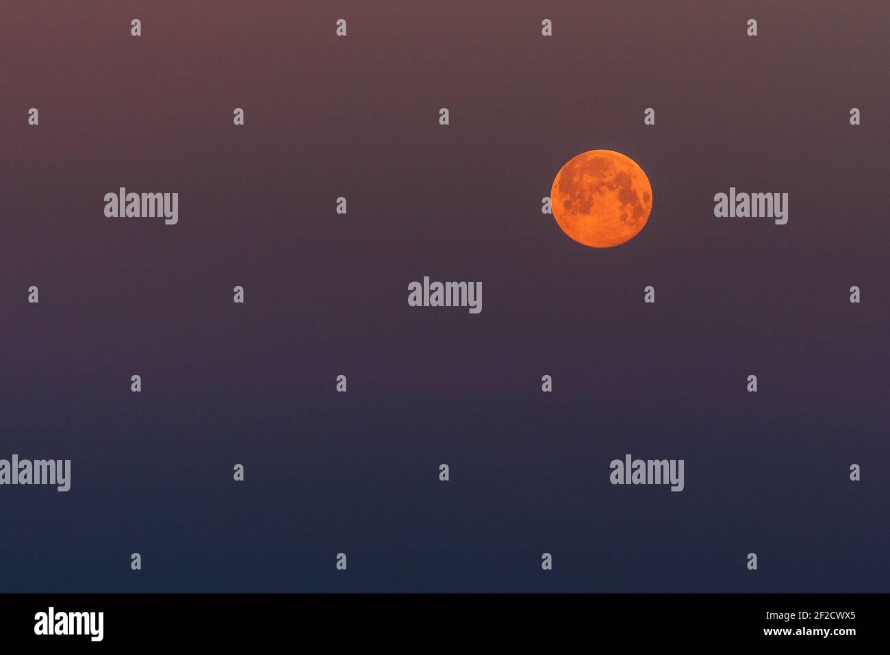 Super moon full moon on April 7th, 2020 Stock Photo - Alamy