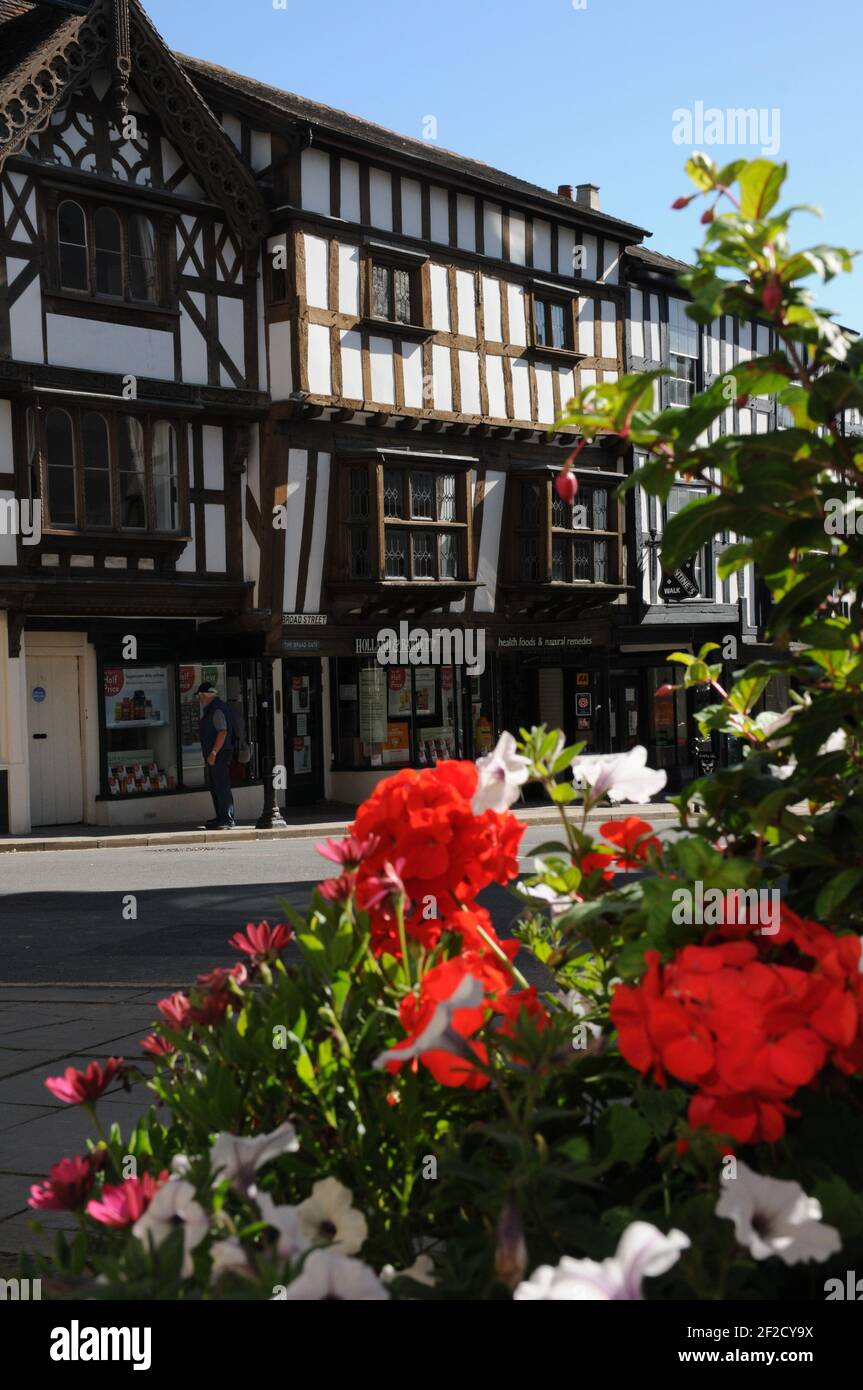 Broad Street, Ludlow, Shropshire Stock Photo - Alamy