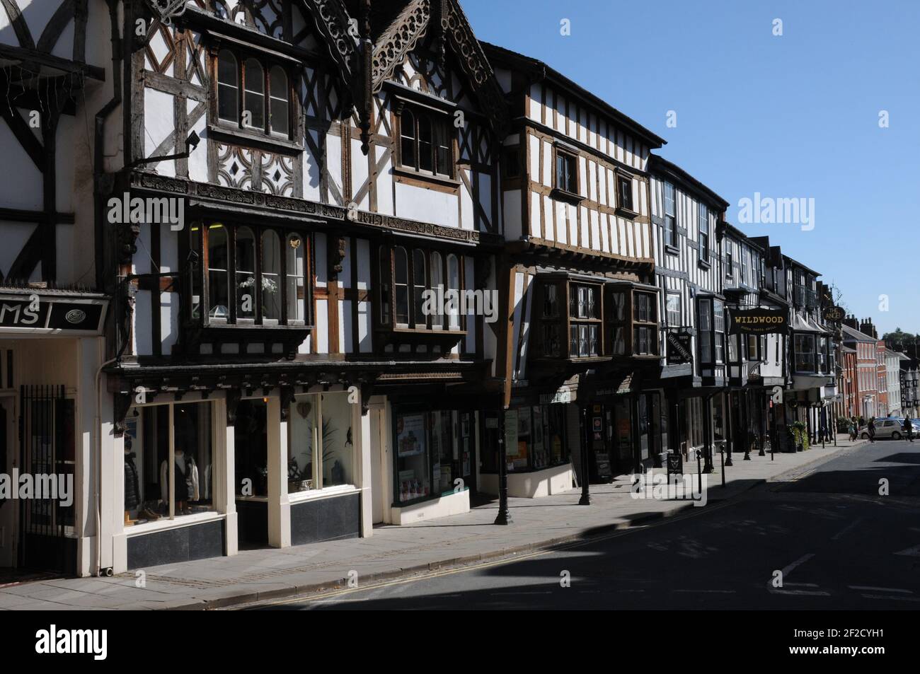 Broad Street, Ludlow, Shropshire Stock Photo - Alamy